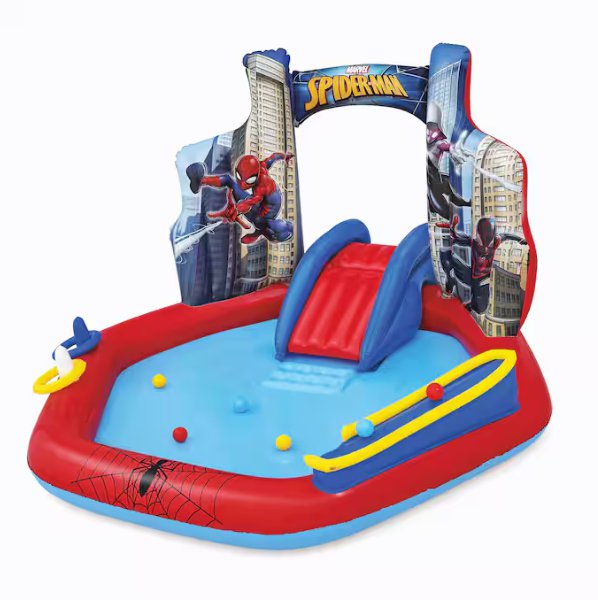 Spider-Man Inflatable Kids Water Play Center