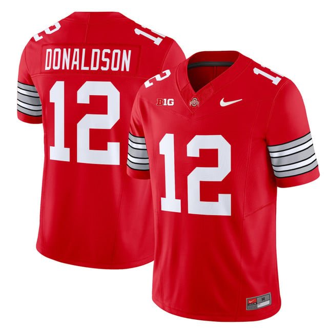 CJ Donaldson Red Jersey Ohio State Buckeyes Heritage Stripe 2025 2026 ...