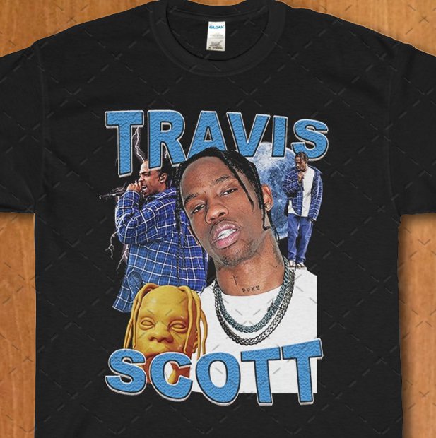 Travis Scott Hip Hop Vintage Rap T-shirt