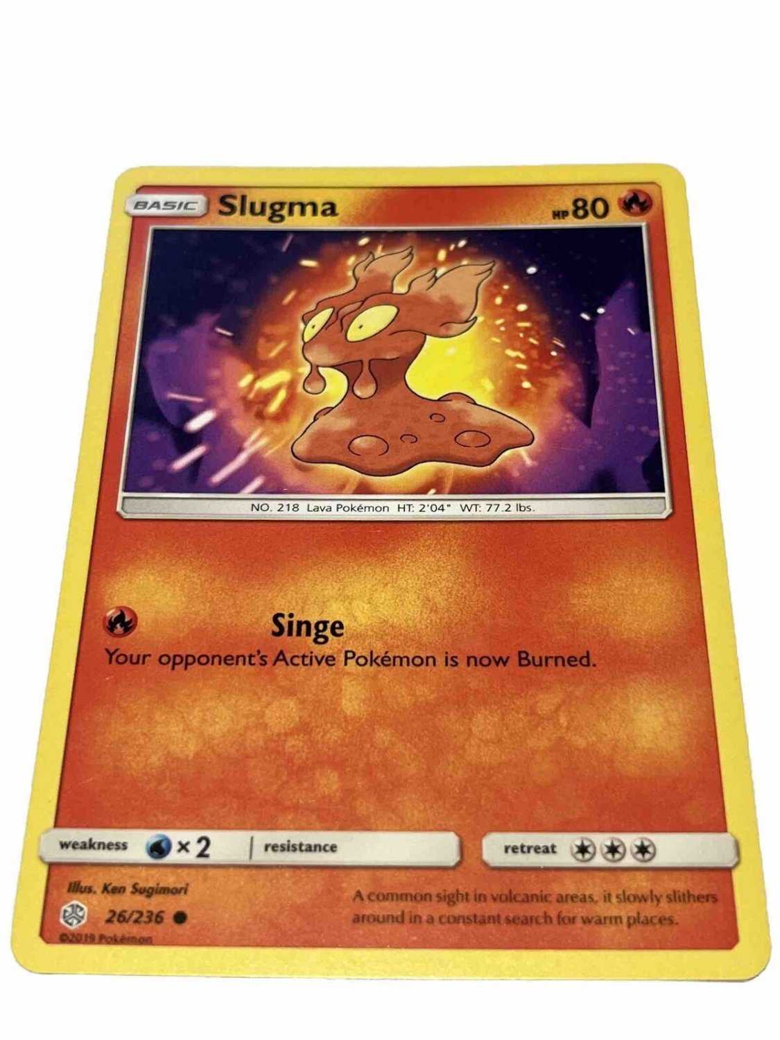 Pokemon SLUGMA Sun & Moon Cosmic Eclipse 26/236 NM/Mint