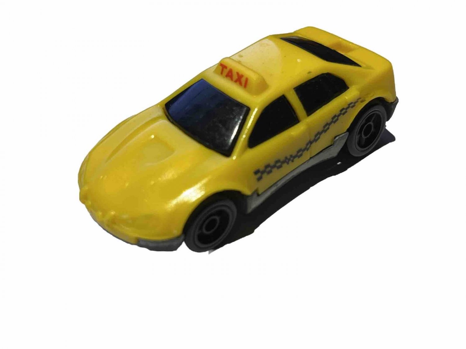 Vintage Hot Wheels Yellow Taxi Plastic Hot Wheels 1994 Mattell Missing ...