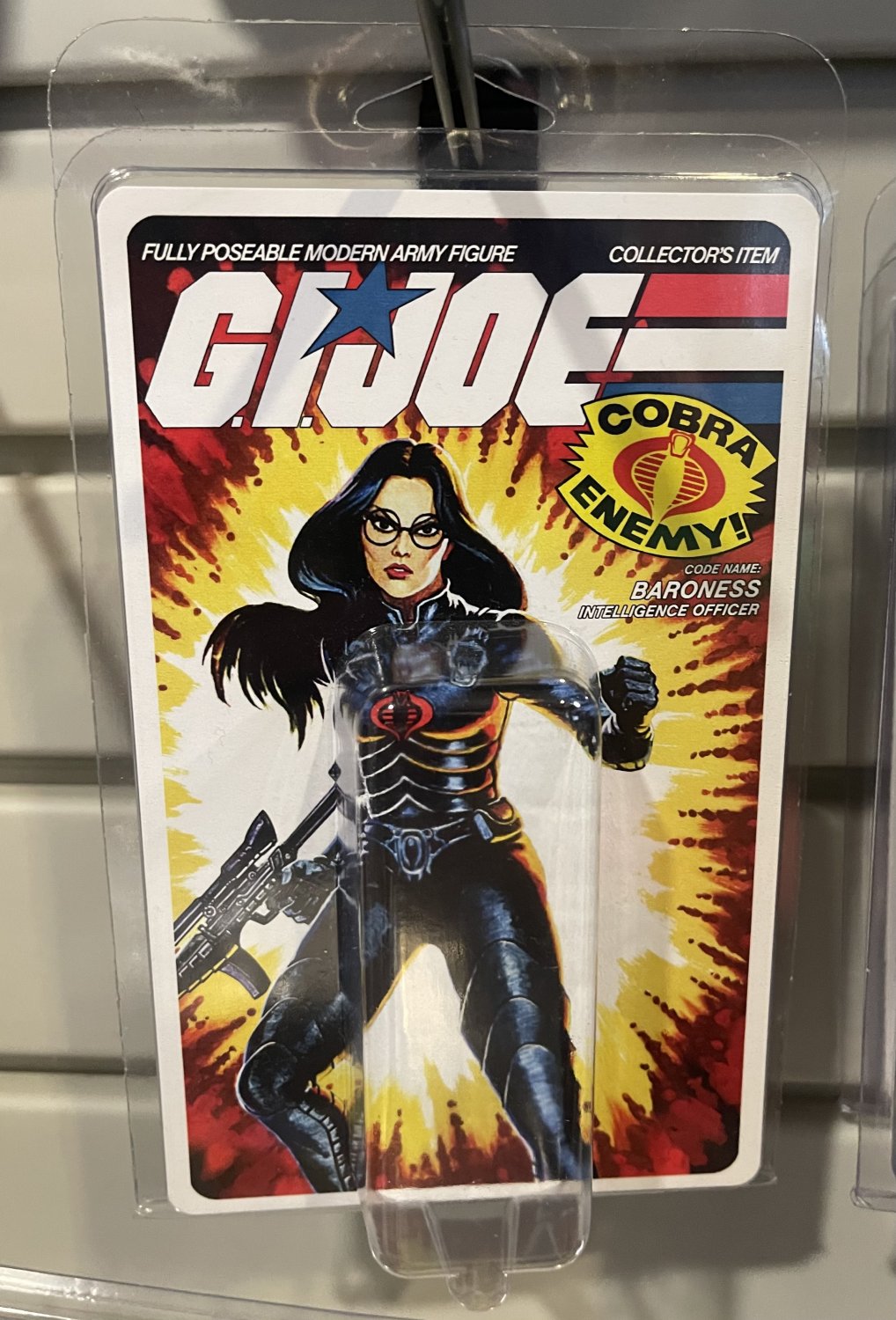 GiJoe Cobra Baroness Clamshell Display Case