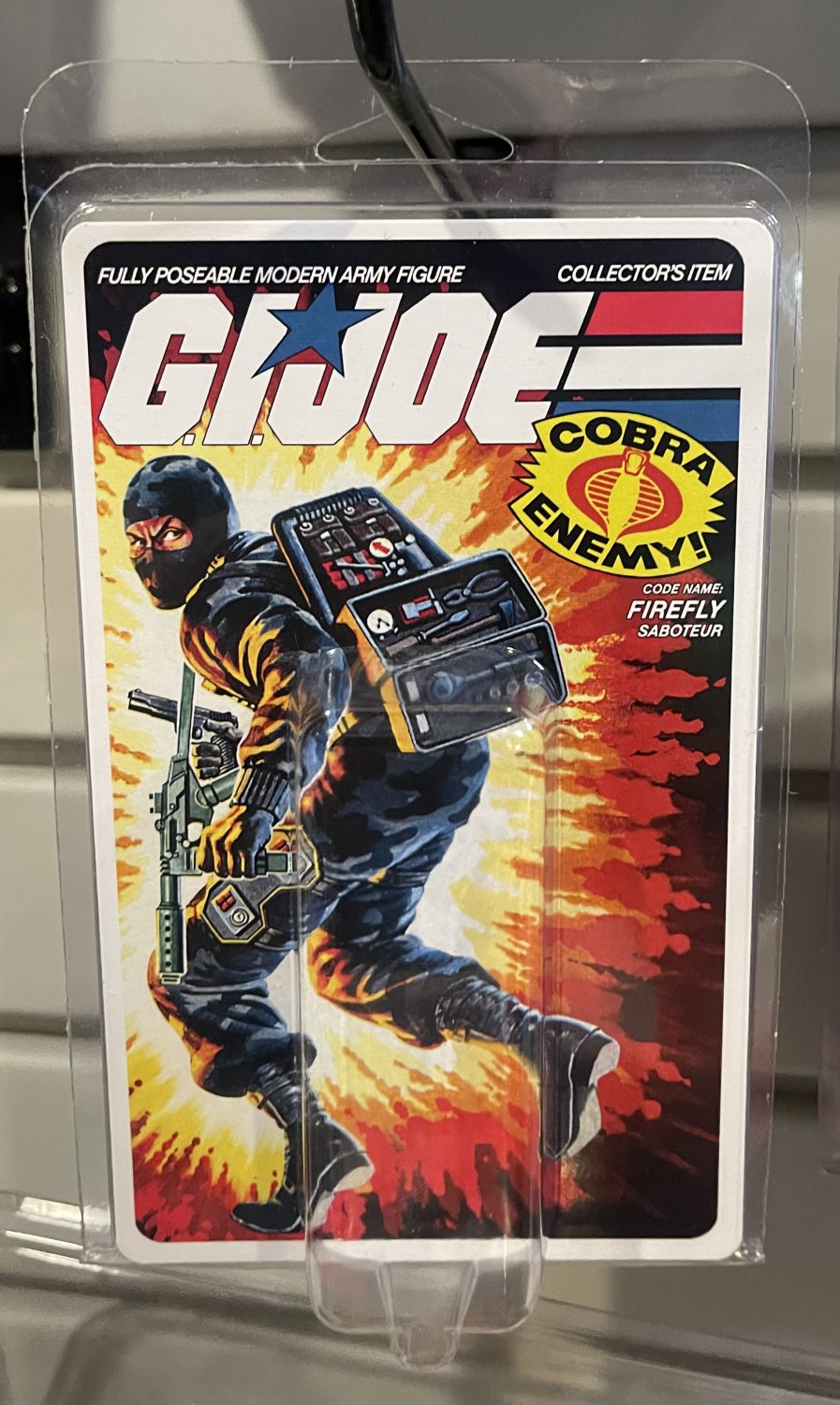 GiJoe Cobra Firefly Clamshell Display Case