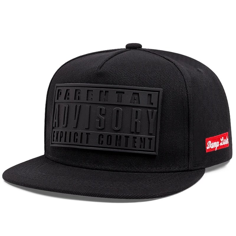 Parental Advisory Explicit Content Adjustable Snapback Cap