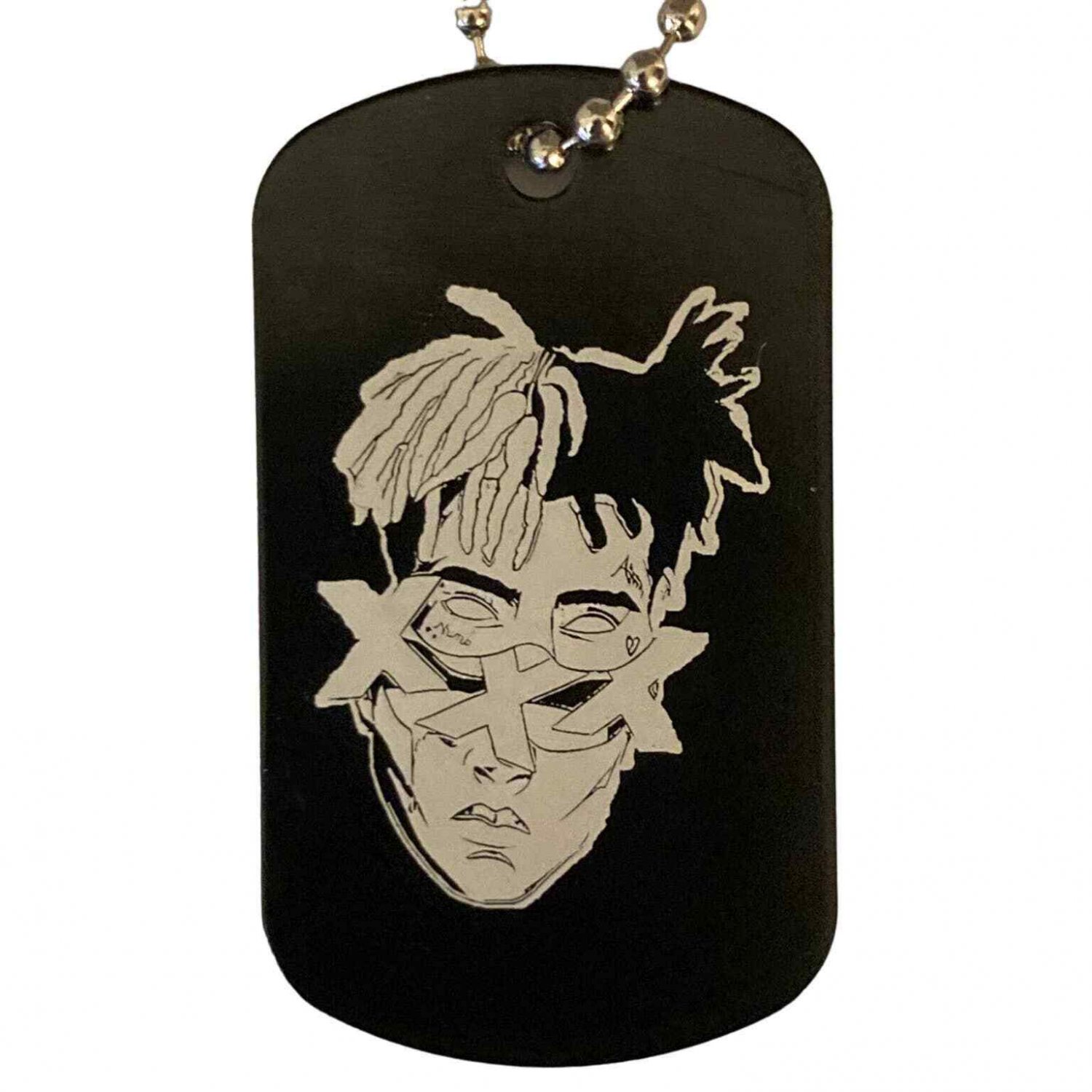 XXXTentacion Engraved Pendant With Necklace