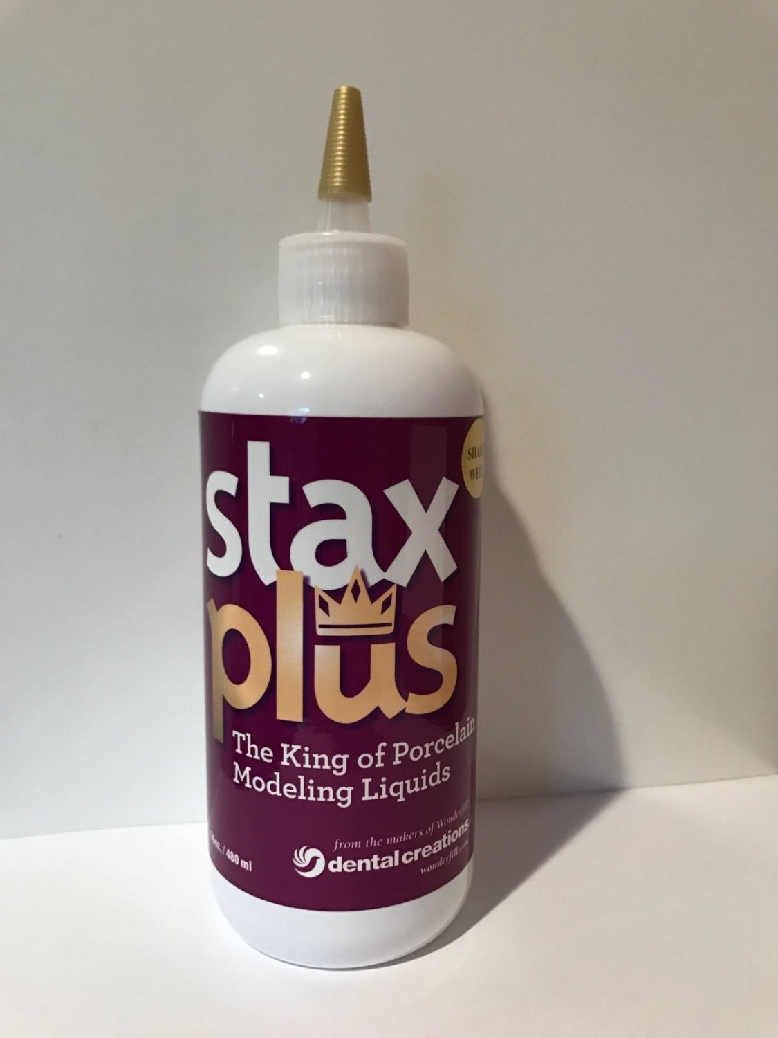 Stax Plus Porcelain Modeling Liquid Dental Lab , 16 oz