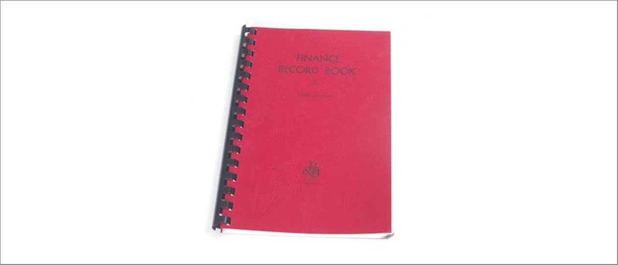 Finance Record Book for Small Churches