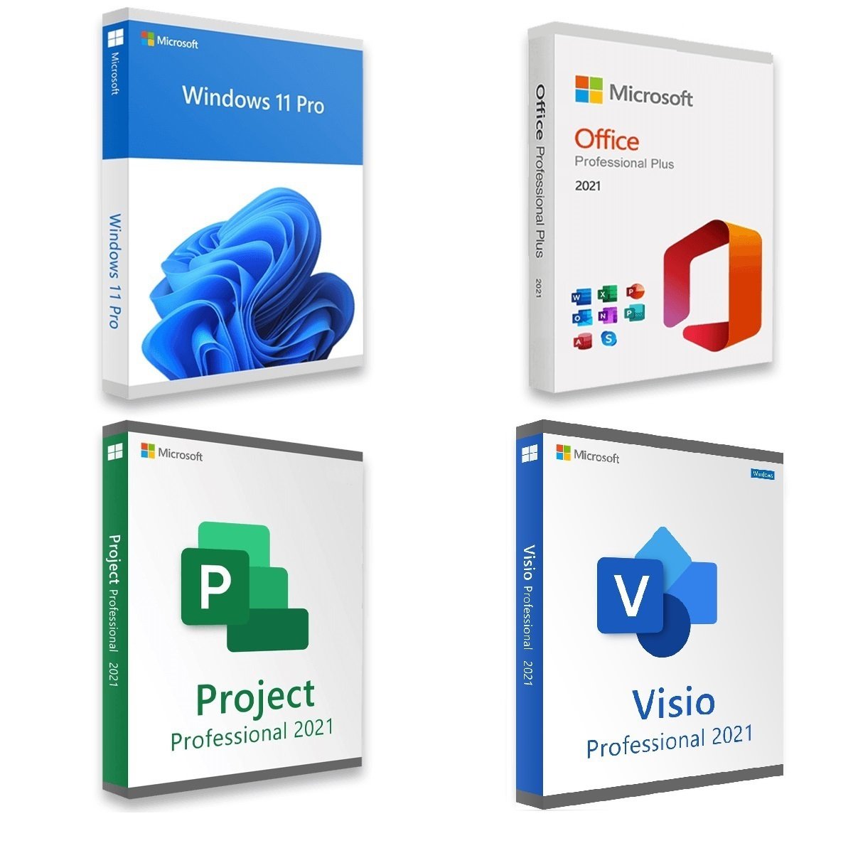 Windows 11 + Office + Project + Visio 2021 Professional License Key ...