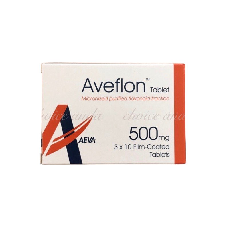 Aveflon 500mg 30 Tablets Treatment for Haemorrhoids