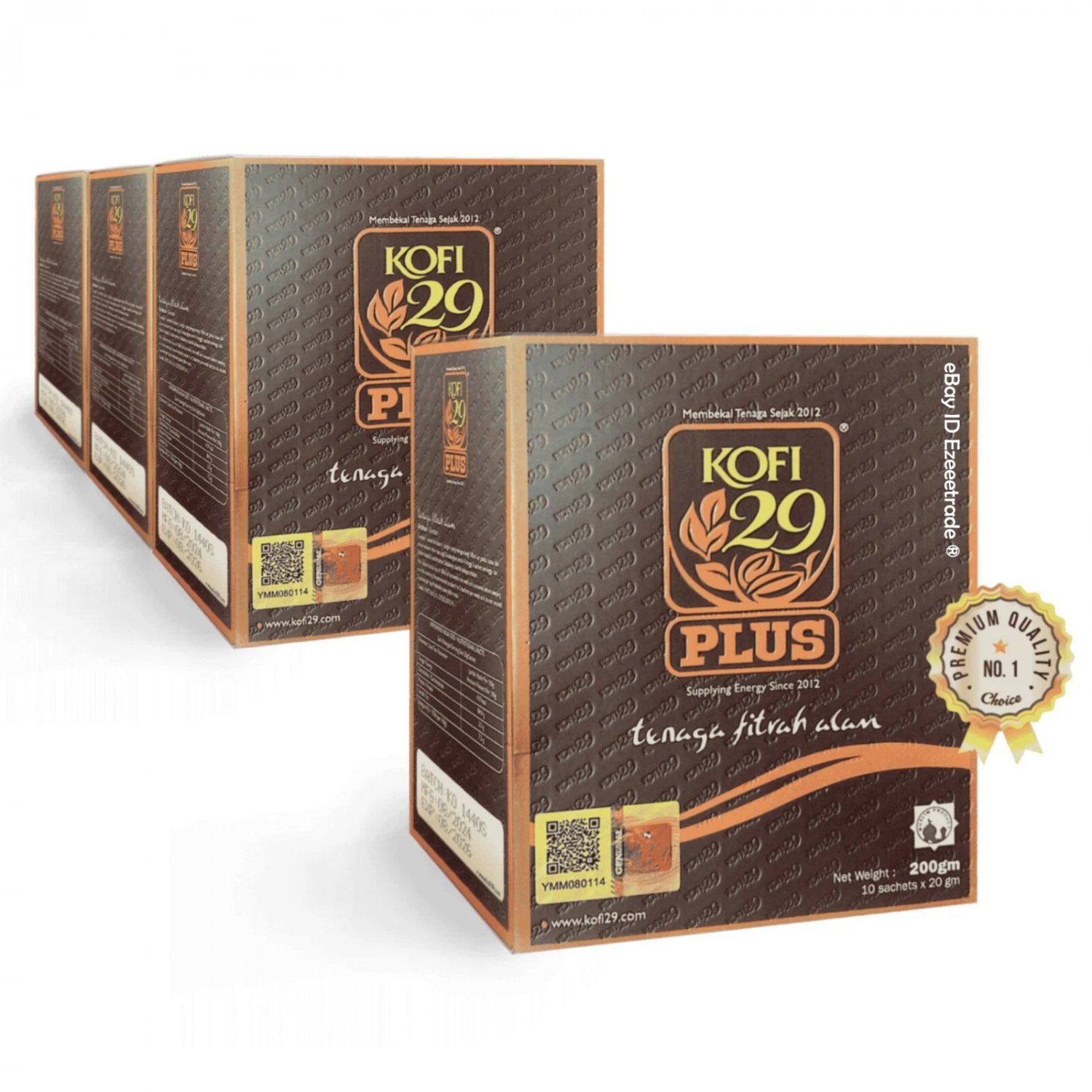 KOFI 29 PLUS Stamina Energy Booster Coffee Men Vitality (10 x 20g)