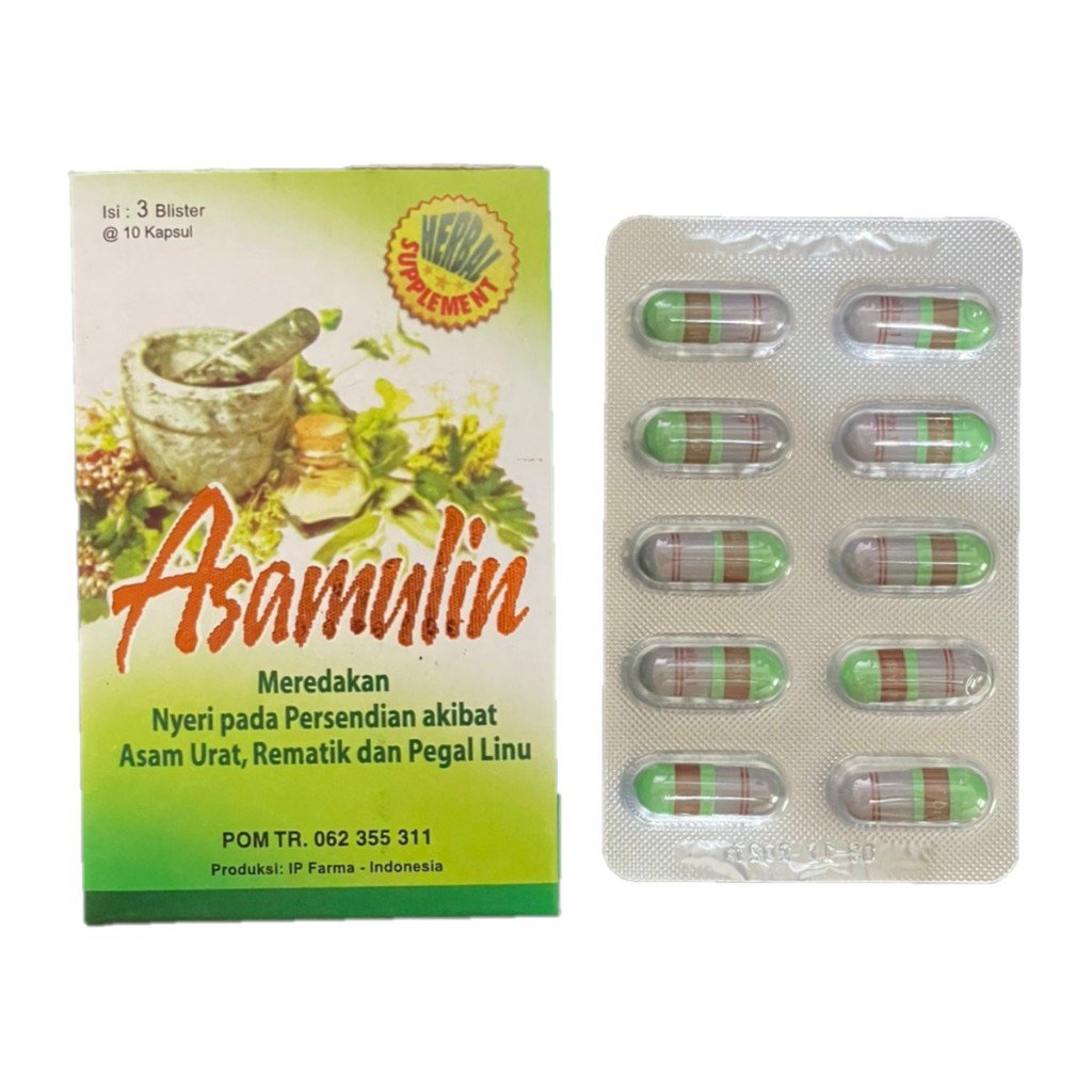 10 Boxes ORIGINAL 100% ASAMULIN for uric acid, rheumatism, rheumatic pain