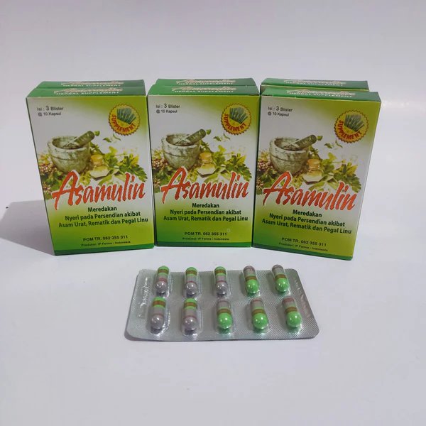 12 Boxes ORIGINAL 100% ASAMULIN for uric acid, rheumatism, rheumatic pain
