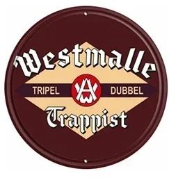 Westmalle Trappist Tripel Dubbel Beer Sign - Rare Vintage Find ...