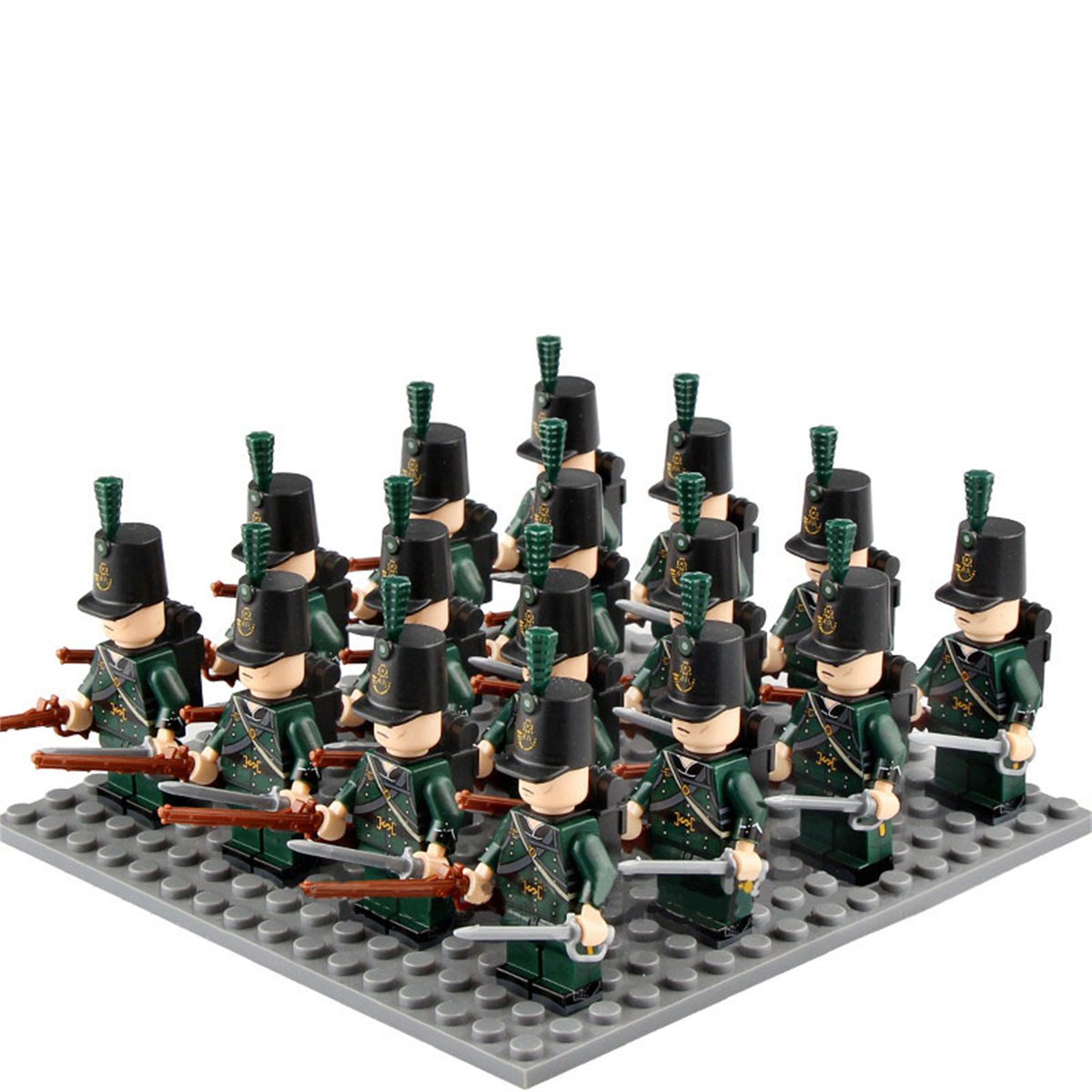 16pcs British 95th Rifle Regiment Napoleonic Wars Custom Minifigures Set