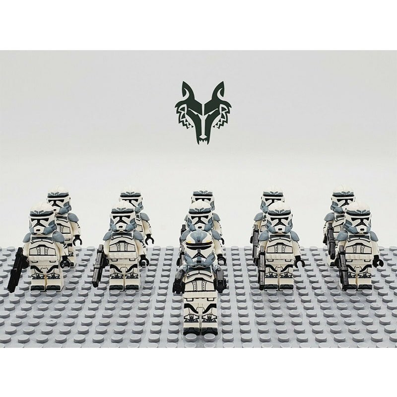 Star Wars Commander Wolffe 104th Wolfpack 11 Minifigures Set