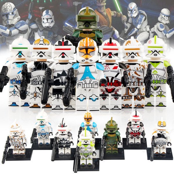Star Wars Ahsoka Clone Boomer Medic 7 Custom Minifigures Toys