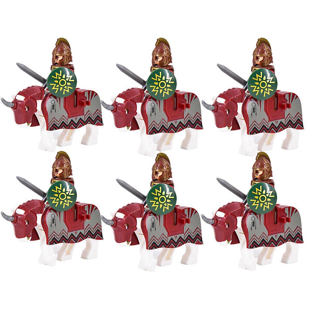LOTR Mounted Rohan Royal Guards Knights 12 Minifigures Lot