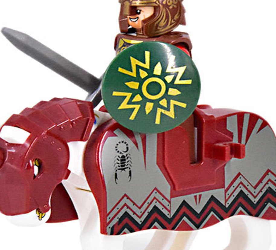 LOTR Mounted Rohan Royal Guards Knights 12 Minifigures Lot