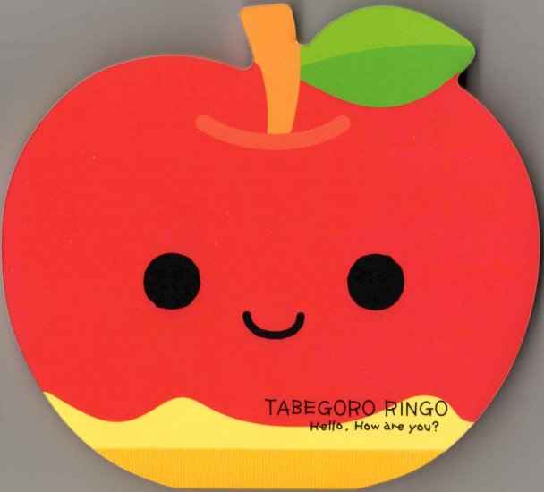 kawaii Kamio tabegoro ringo die cut memo pad