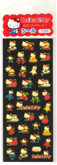 kawaii Sanrio hello kitty cafe sticker sheet