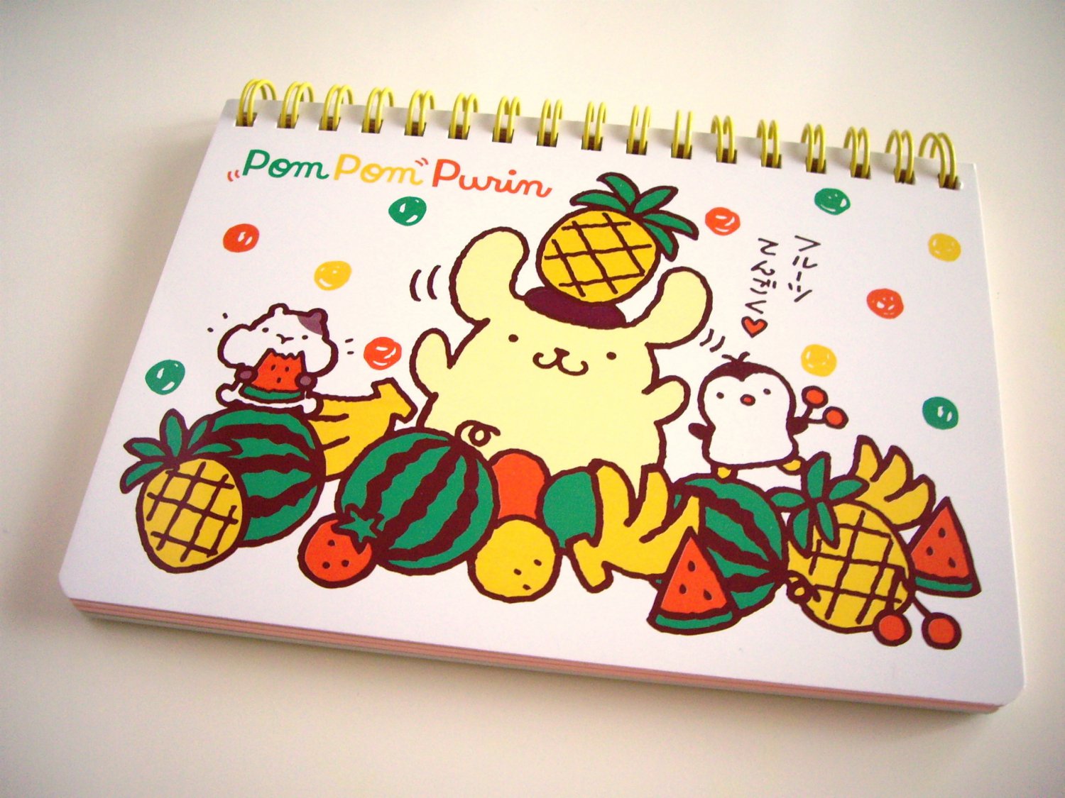 kawaii Sanrio pom pom purin note book