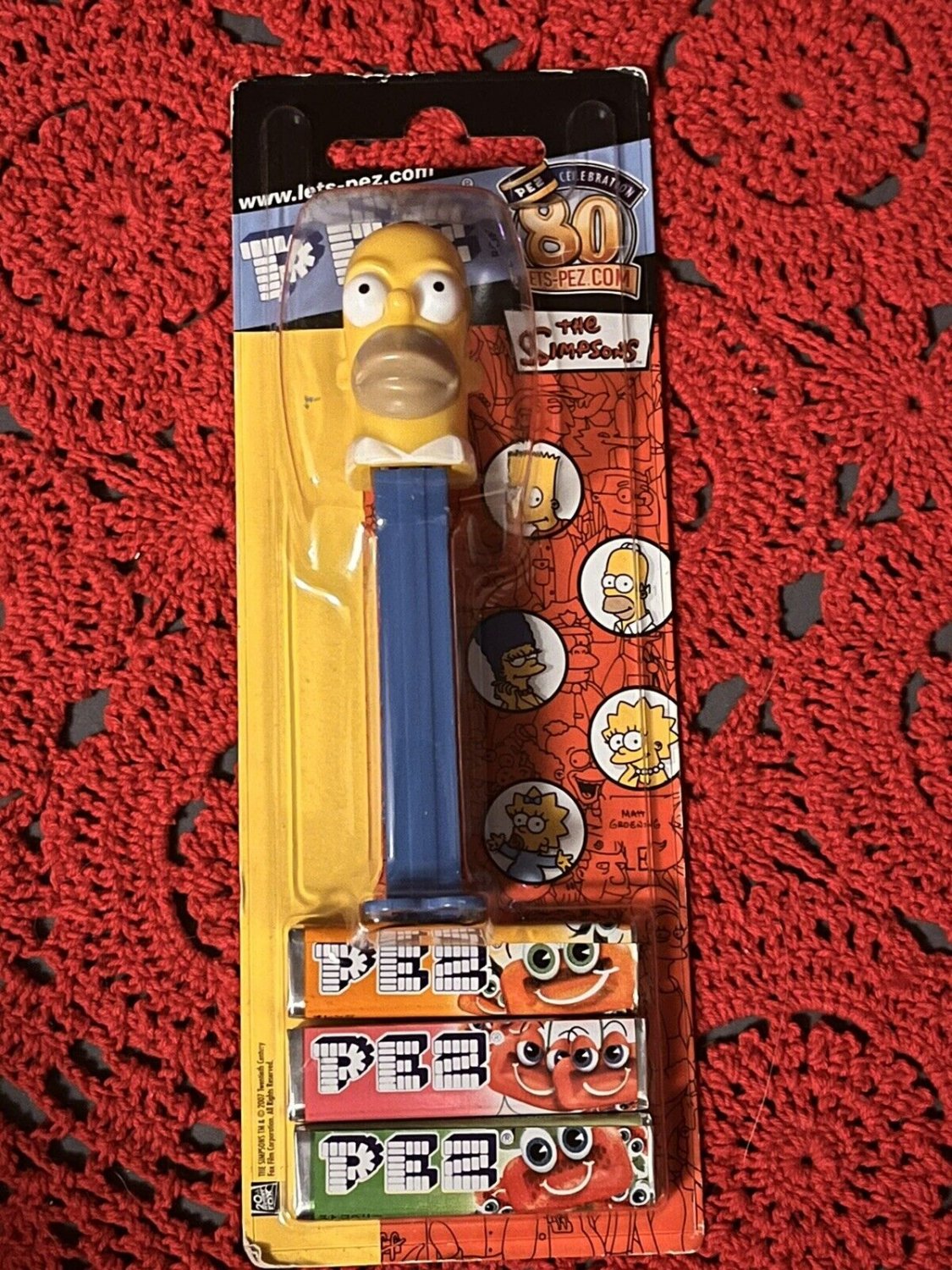 PEZ Homer The Simpsons Unopened Candy Dispenser
