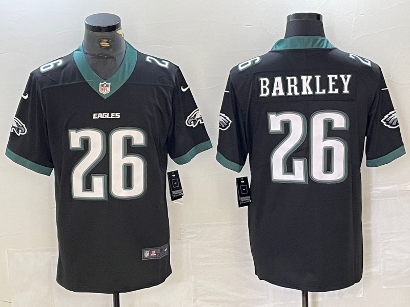 Philadelphia Eagles Saquon Barkley Black Limited Jersey
