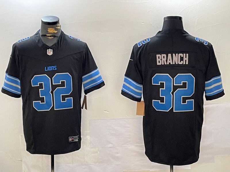 Detroit Lions Brian Branch Black Limited Jersey