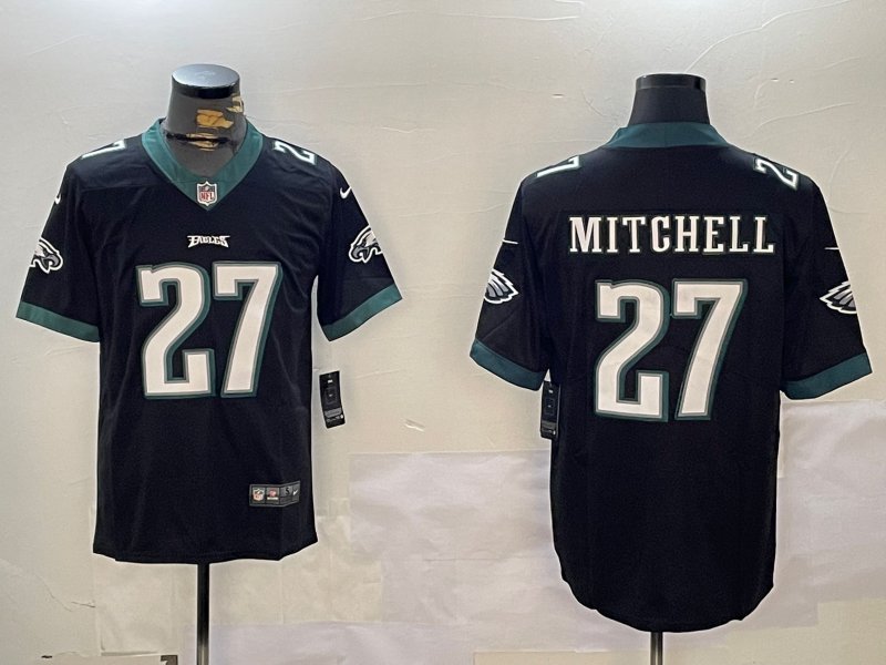 Philadelphia Eagles Quinyon Mitchell Black Jersey
