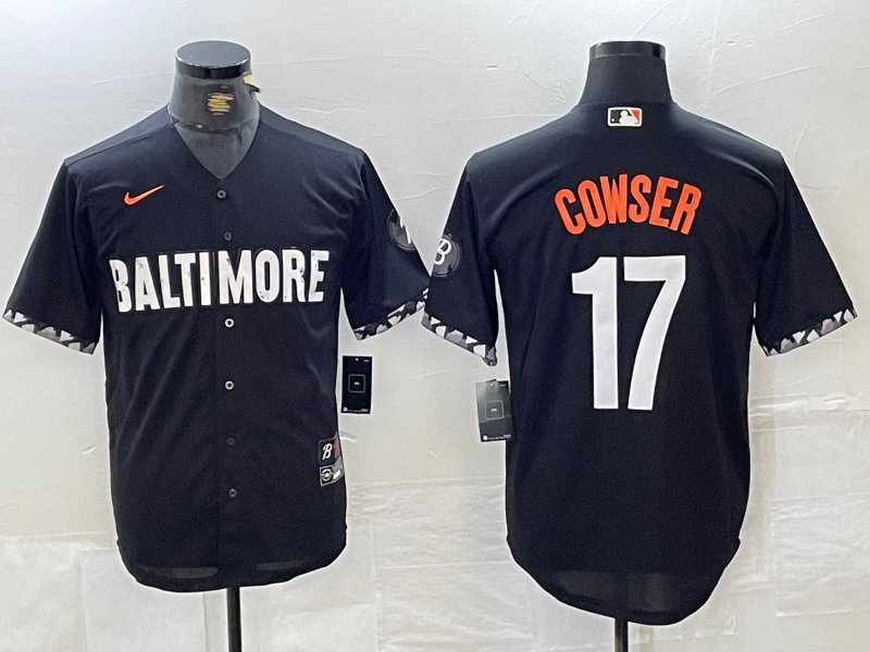 Baltimore Orioles Colton Cowser Black New City Connect Fans Jersey