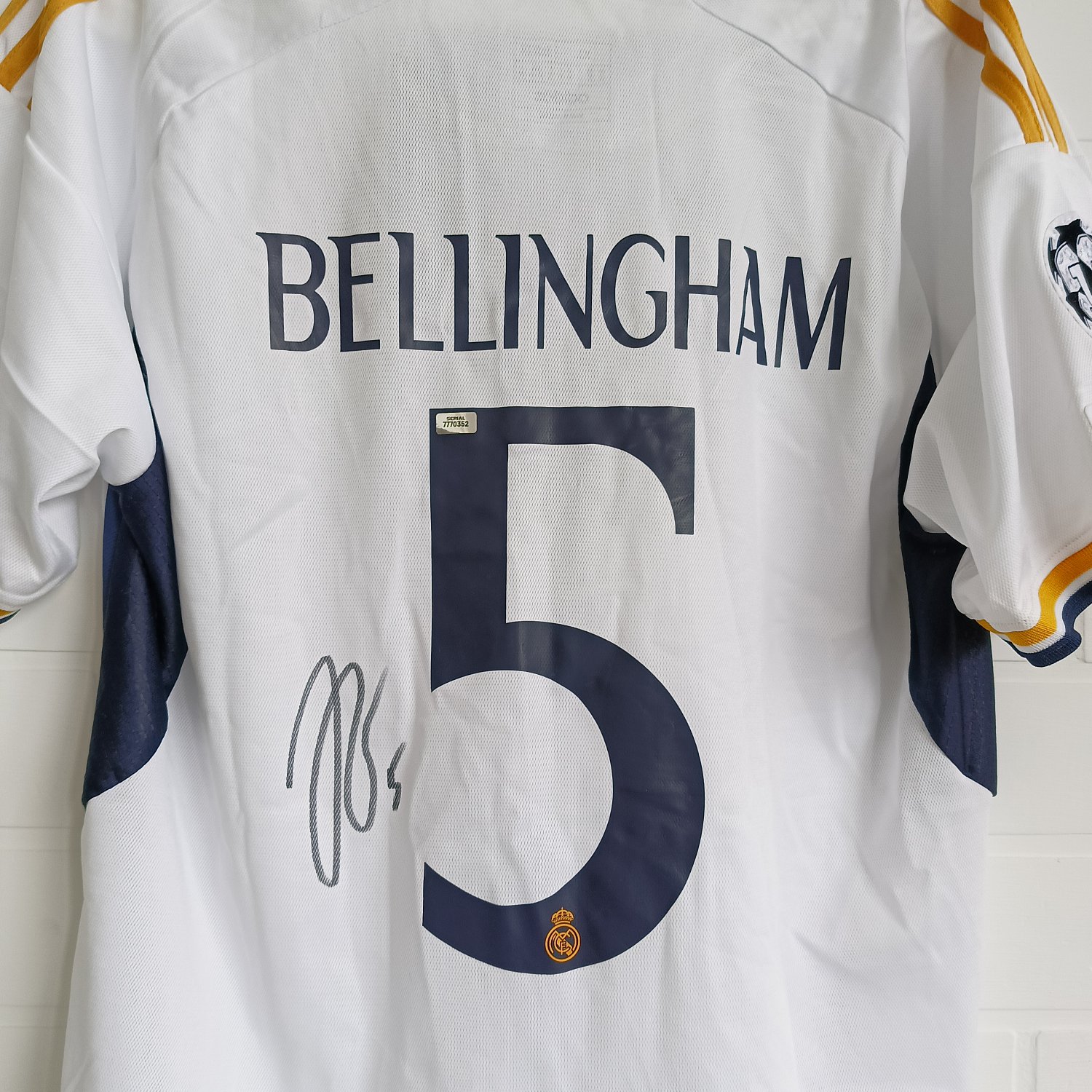 Jude Bellingham Signed Real Madrid Jersey Shirt COA
