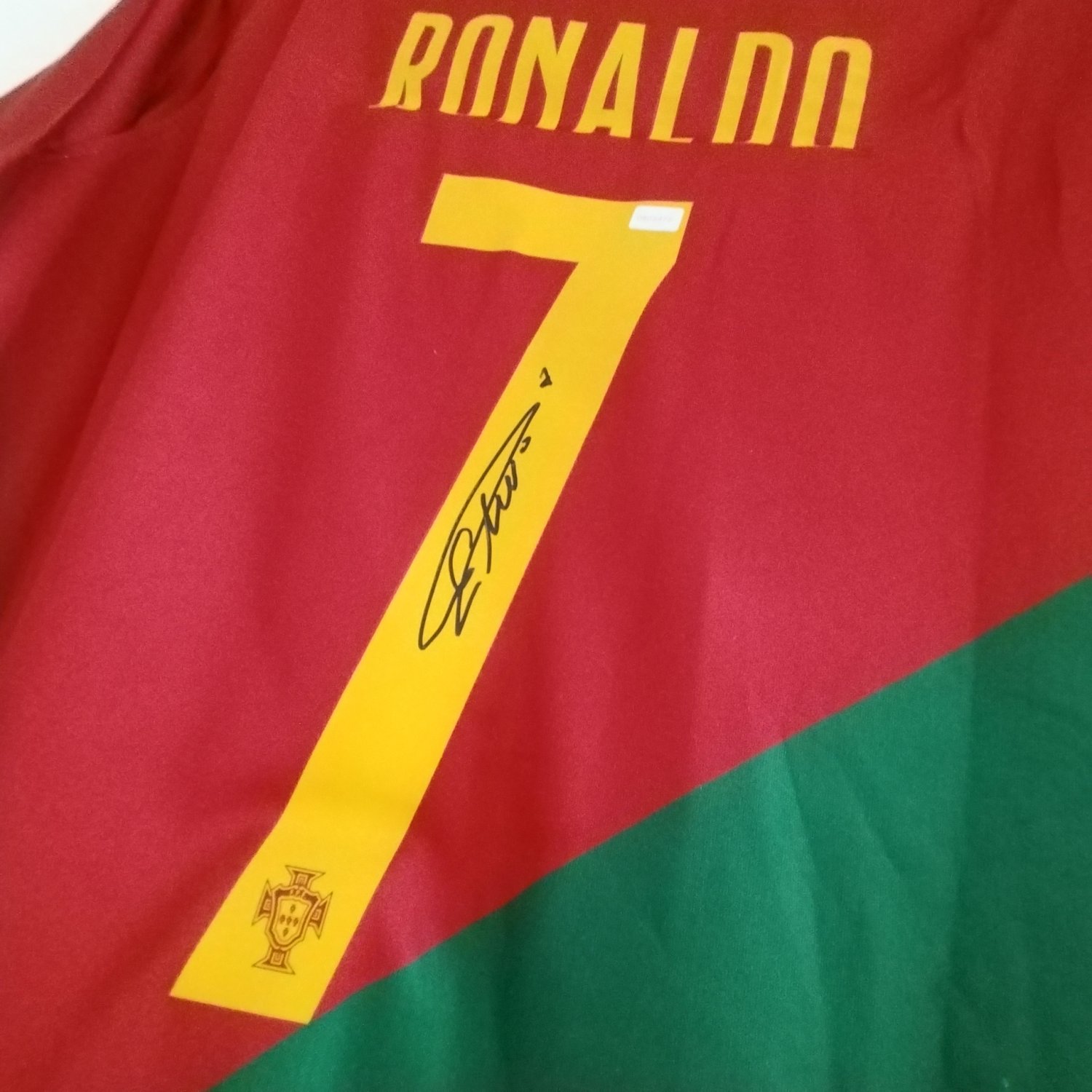 Cristiano Ronaldo Signed Autographed Team Portugal Jersey Shirt COA