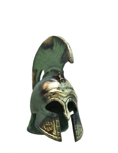 Greek Statue Headgear A4 from brass 14cm x 16cm