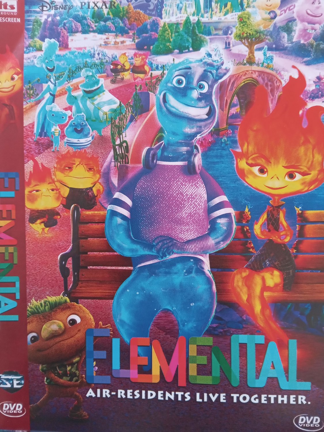 ELEMENTAL DVD animation movie free shiping