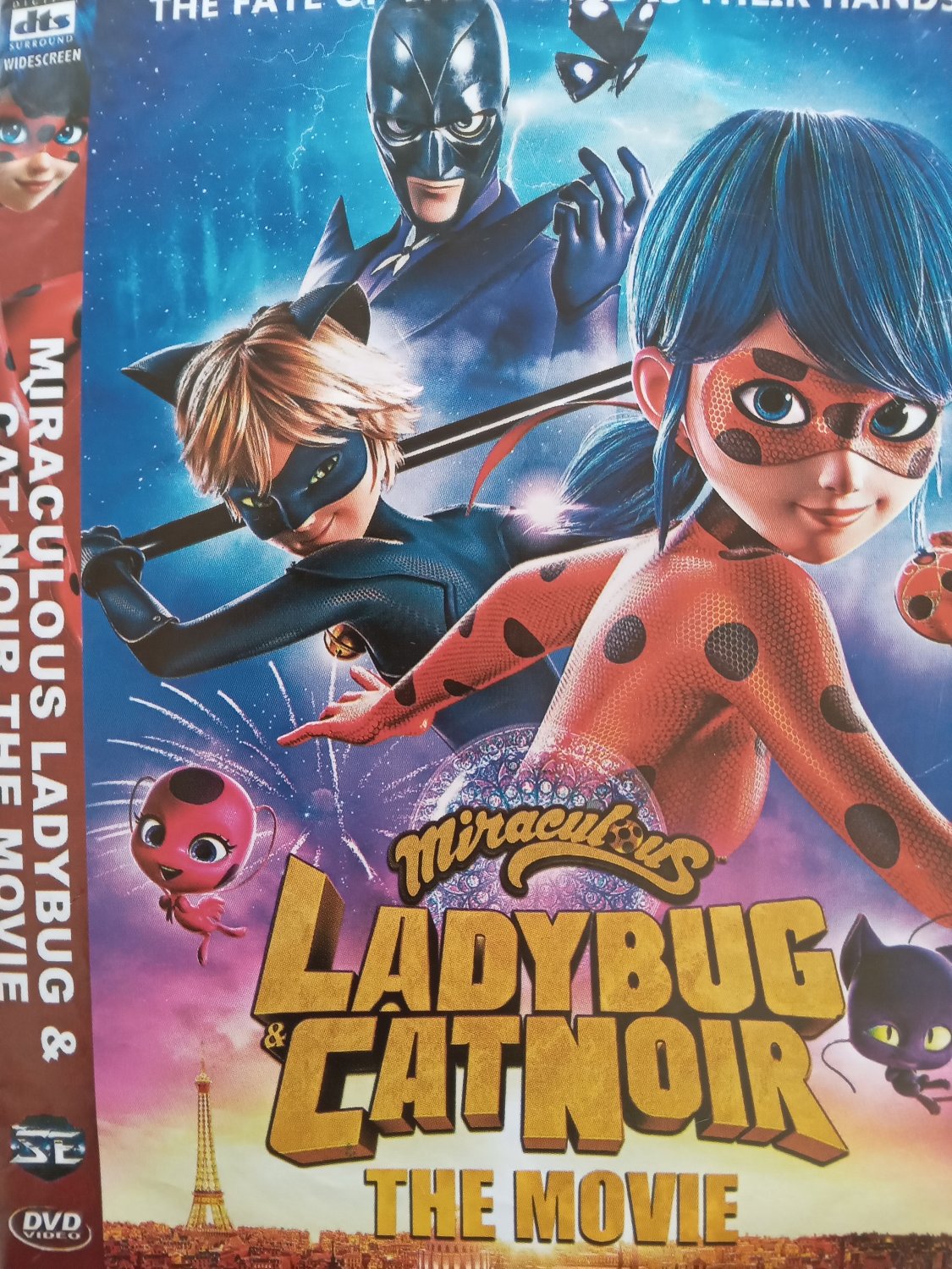 MIRACULOUS LADYBUG CAT NOIR THE MOVIE DVD animation Movie free shiping