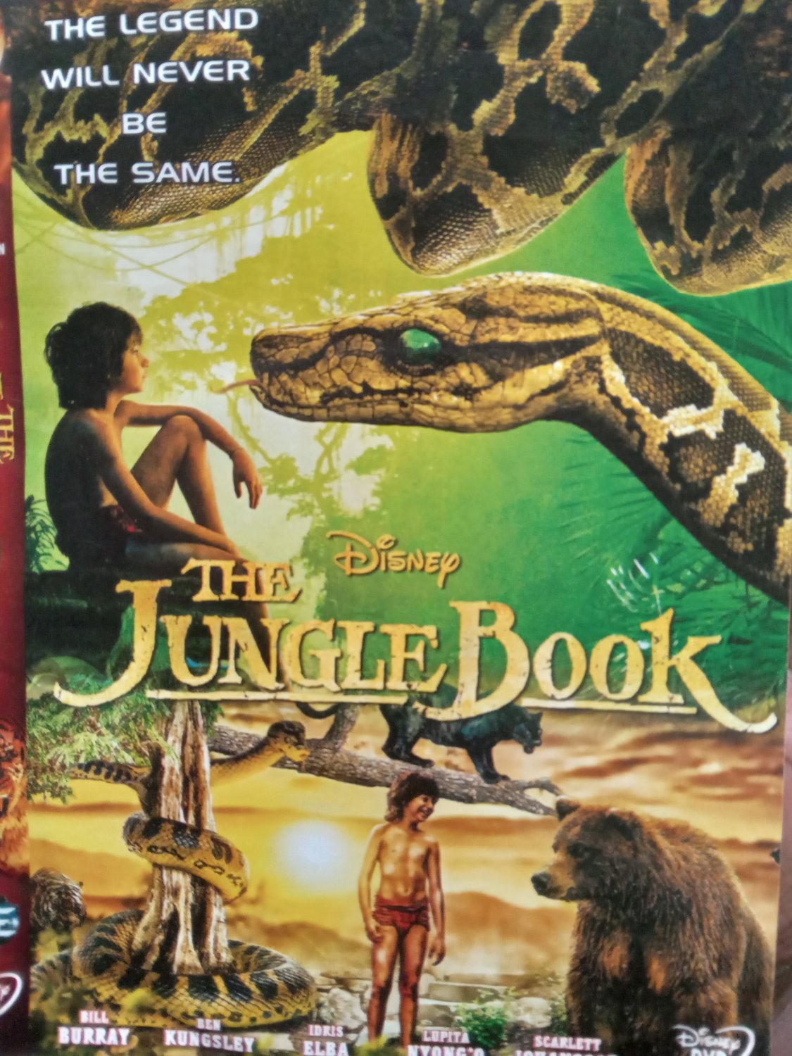 THE JUNGLE BOOK DVD Movie free Shiping
