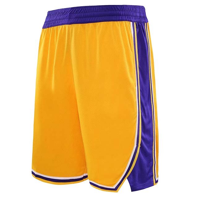 Men's Basketball Shorts Mesh Quick Dry Sport Shorts yellow purple