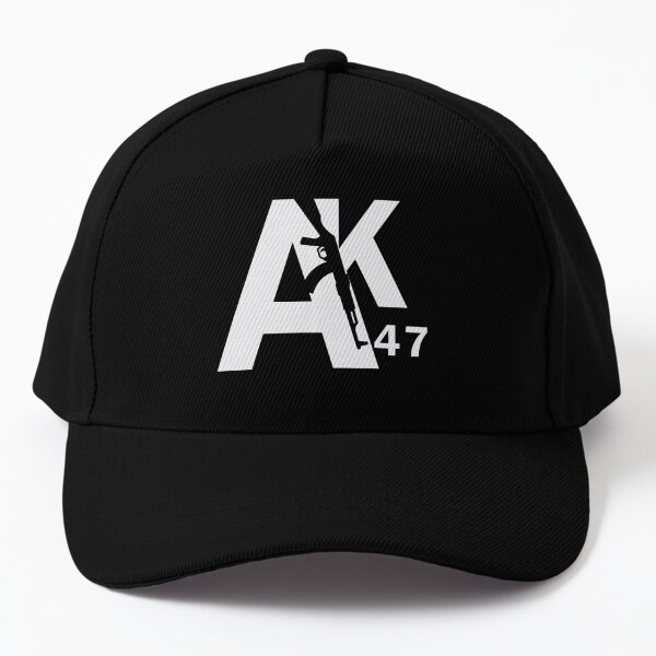 The Ak 47 Kalashnikov Rifle Baseball Cap Hat Black Hip Hop Casquette