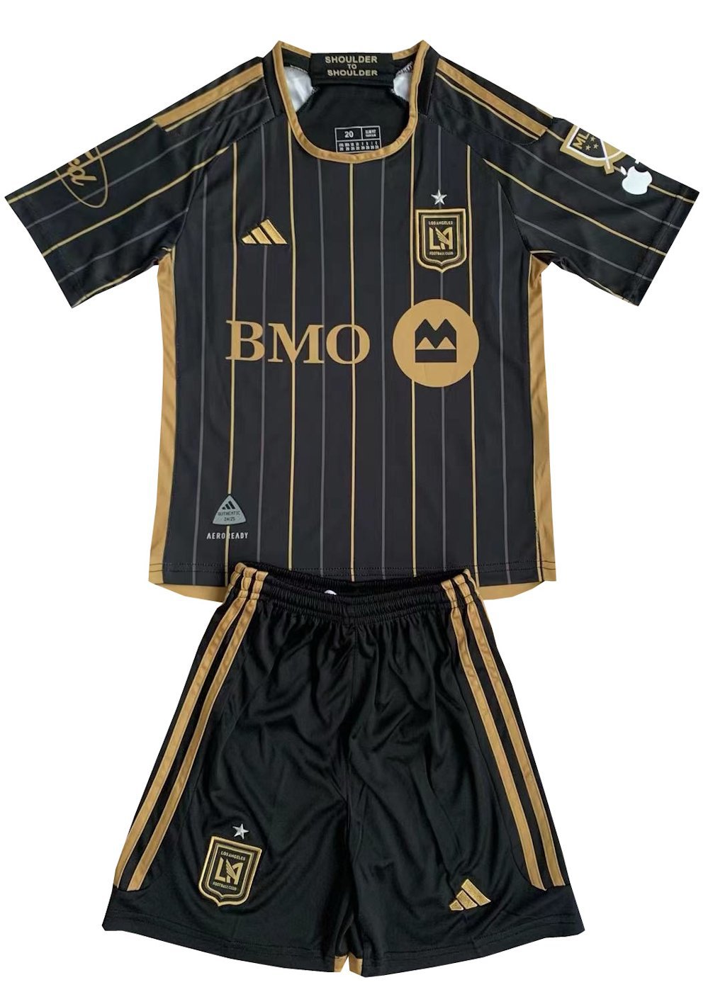 2025 Kids Los Angeles LAFC Home Shirt Jersey Kit 24-25 Youth Soccer ...