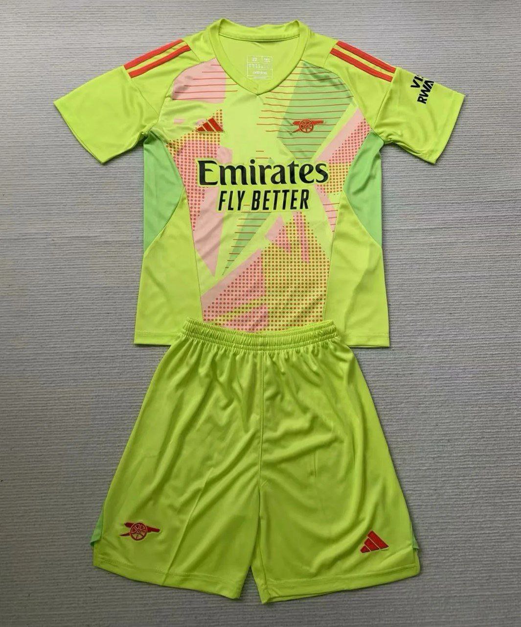 2025 arsenal gk jersey kit kids children