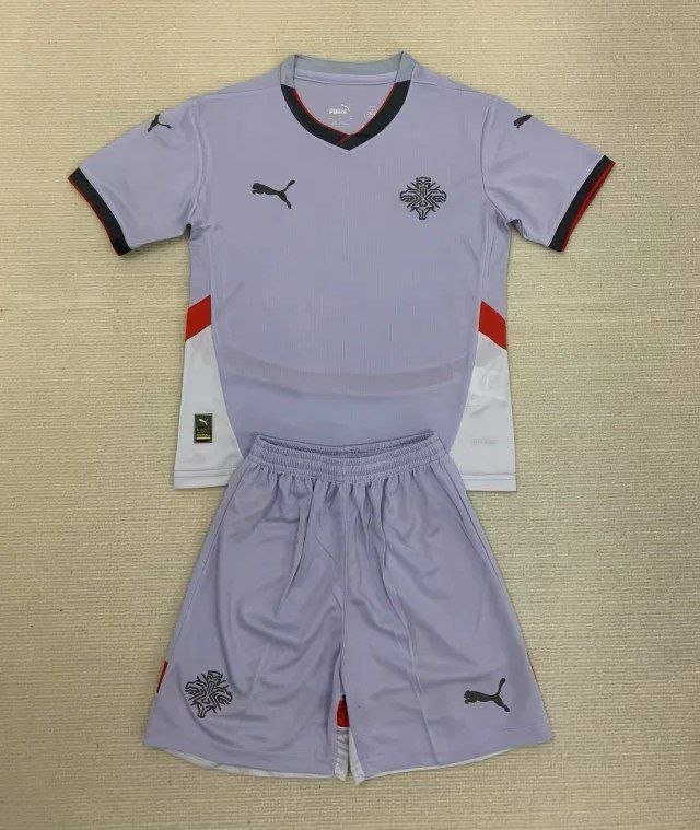 2025 iceland away jersey kids kit youths