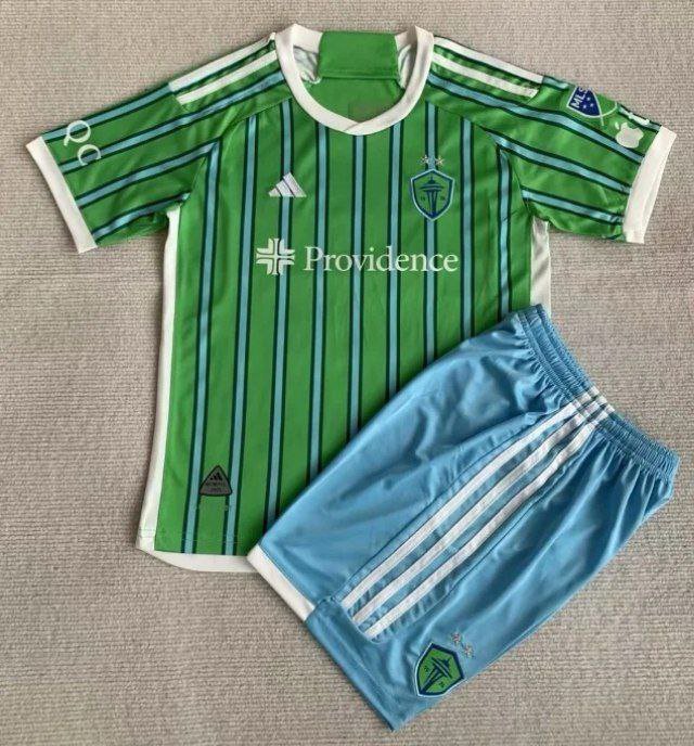 2025 kids kit seattle sounders home jersey_1