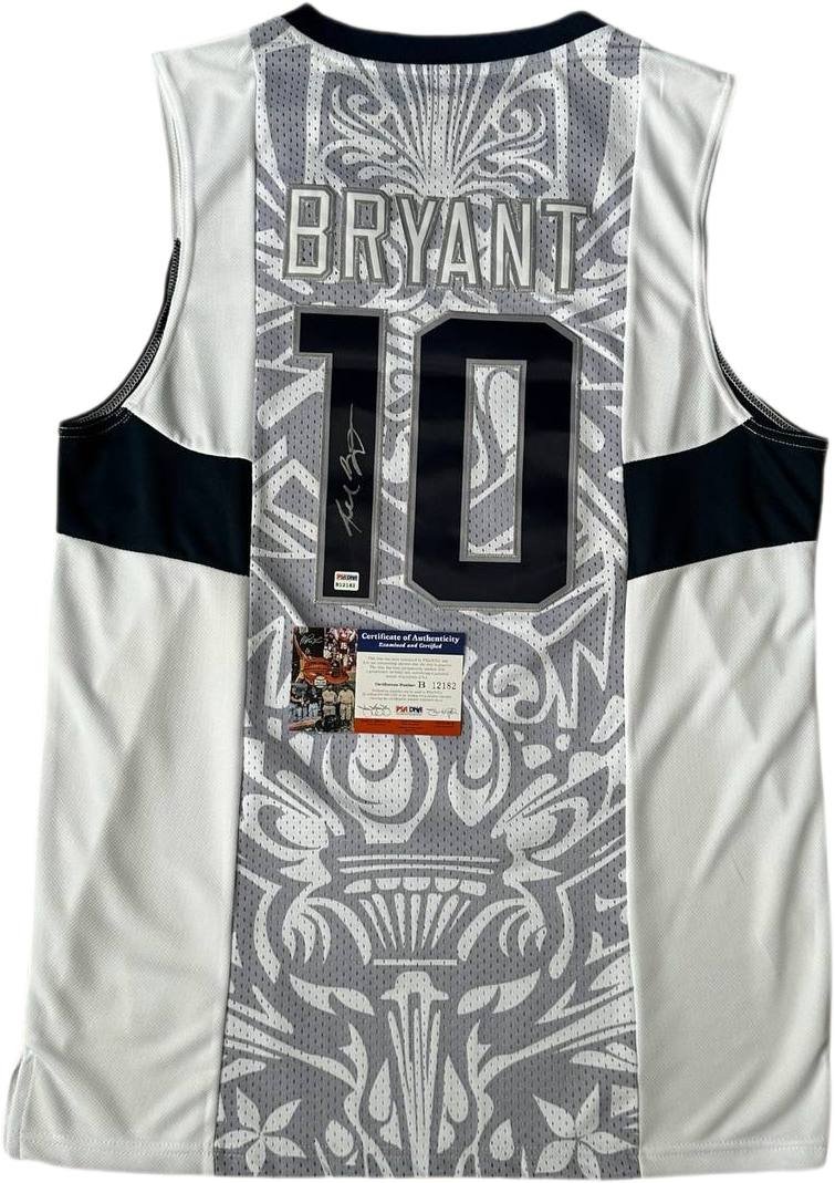 NBA KOBE BRYANT Jersey Hand Signed Autographed USA PSA/DNA