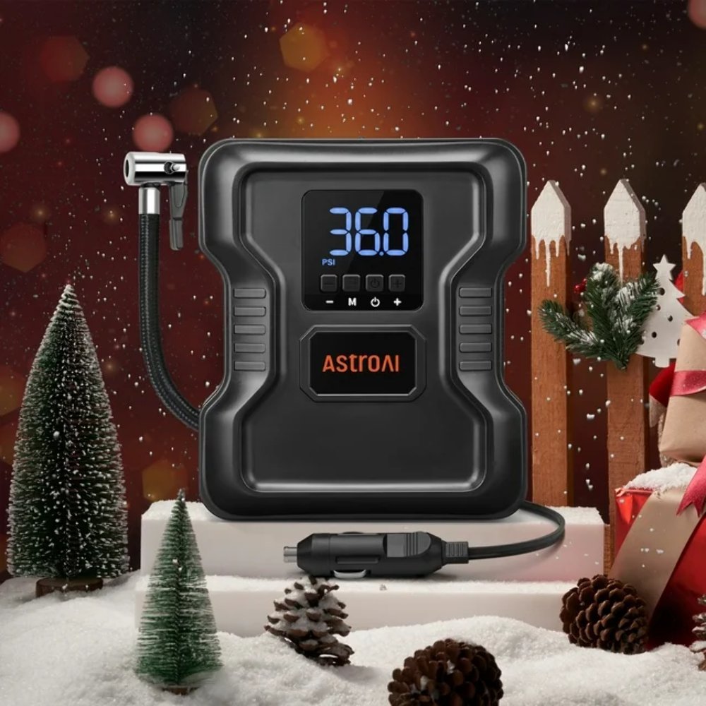 150 PSI Tire Inflator, Car Tire Air Pump 12V DC, AstroAI Portable Air ...
