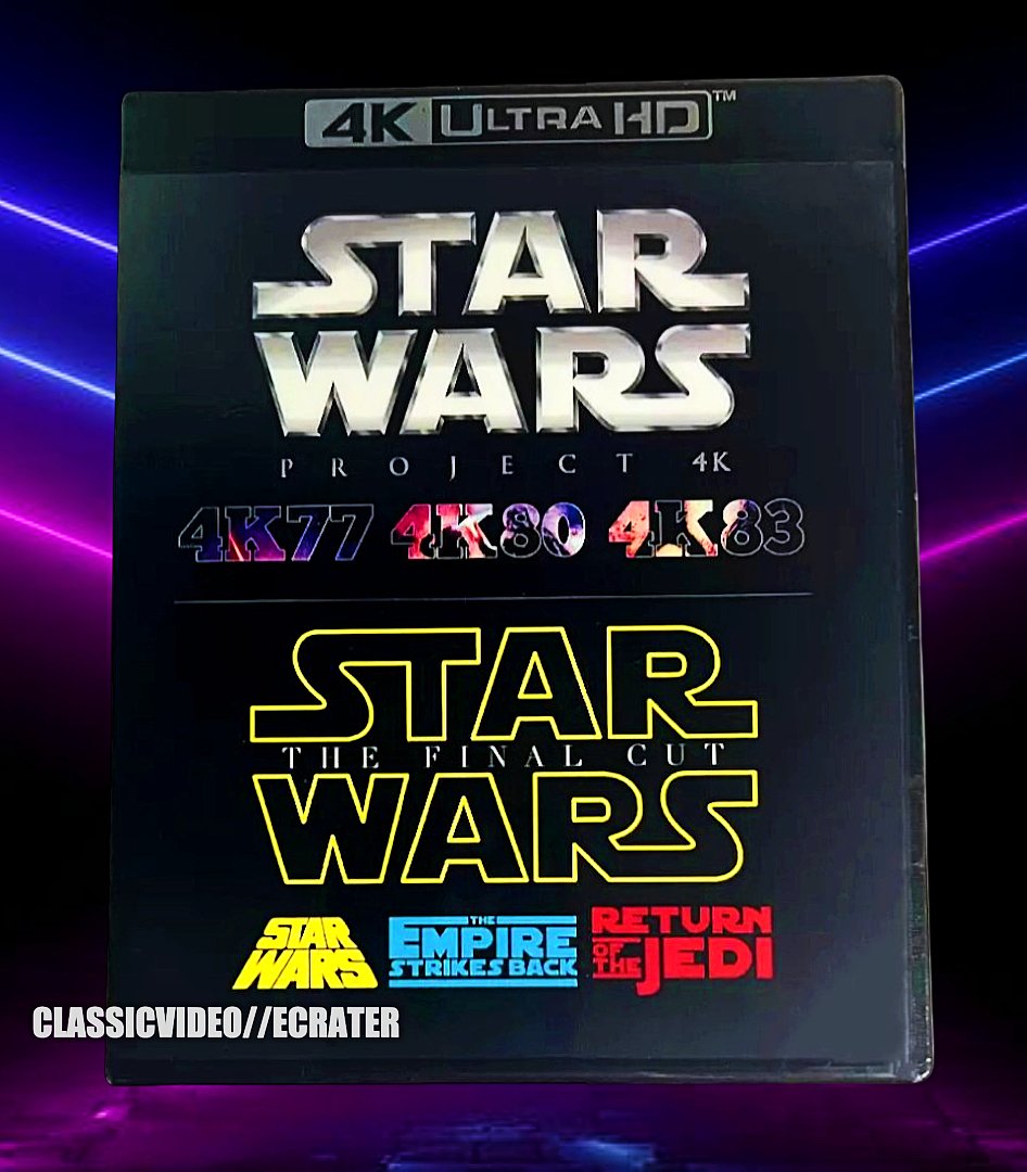 Star Wars 4K77-4K83 (No DNR) & Final Cut Project 4K UHD Blu-ray