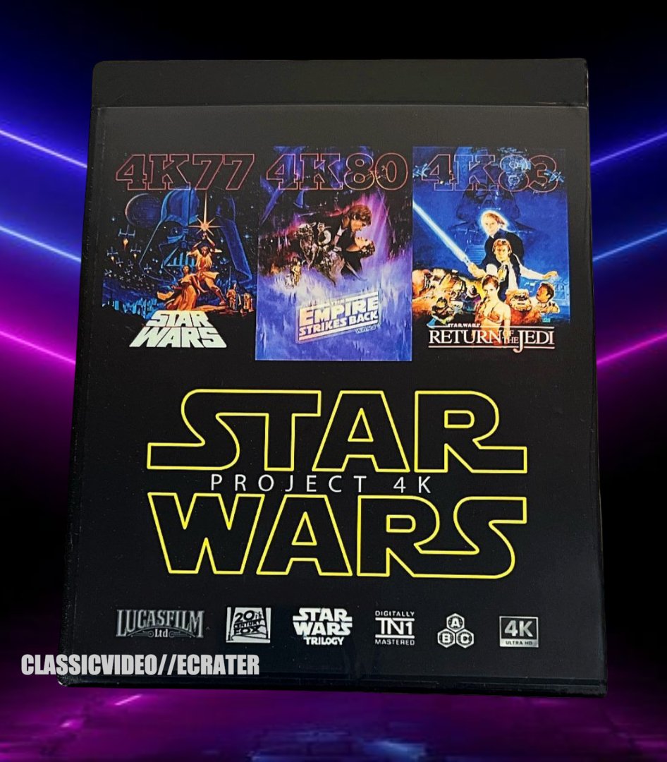 Star Wars 4K77 4K80 4K83 (No DNR) Project 4K UHD Blu-ray
