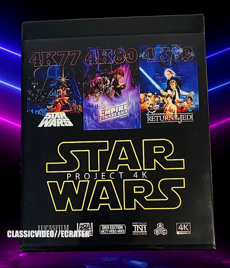 Star Wars 4K77 4K80 4K83 (DNR Edition) Project 4K UHD Blu-ray