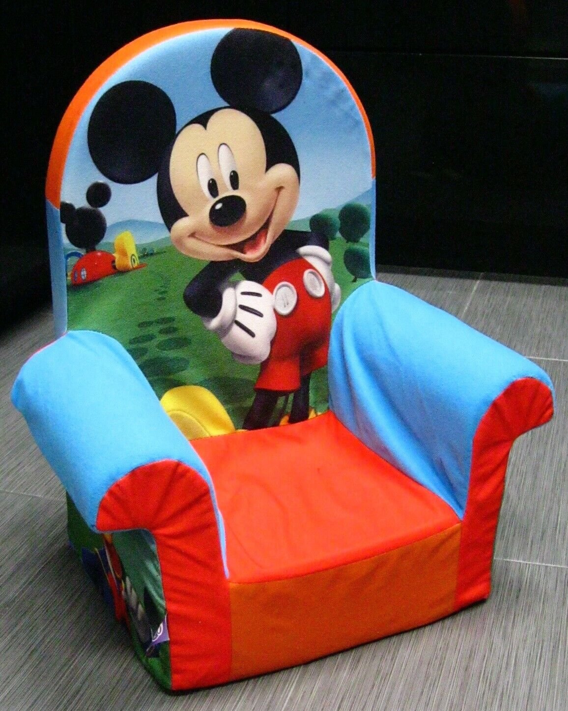 DISNEY Mickey & Minnie Mouse Children Toddler Marshmallow Soft Chair TV ...