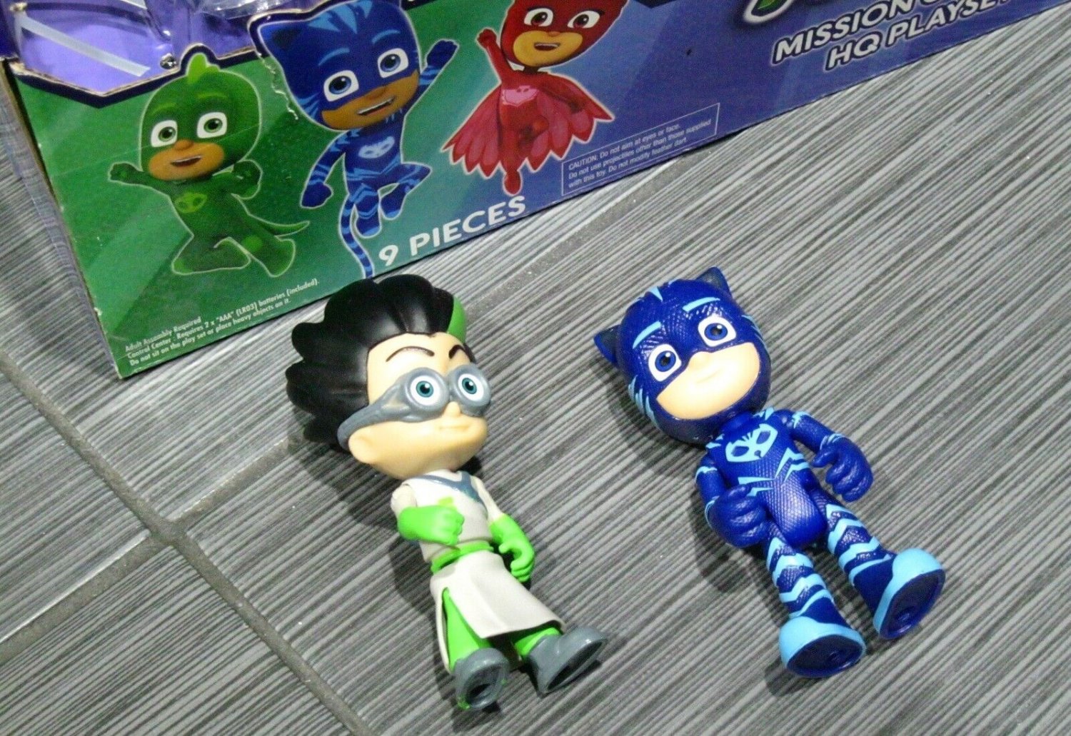 PJ MASK Transforming MISSION CONTROL HQ Playset Tower with Catboy Romeo ...