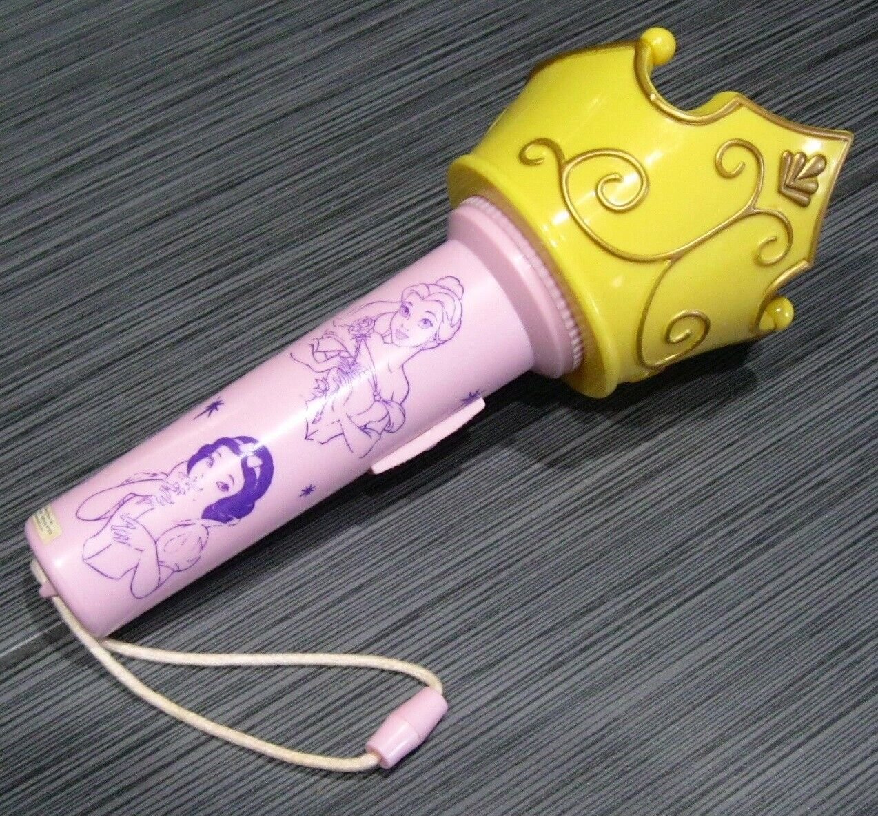 Old 1999 DISNEY PRINCESS Working Crown Torch Flashlight Cinderella Snow ...